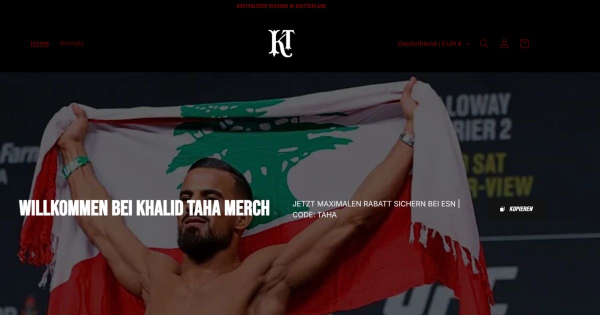 Khalid Taha Merch Shop